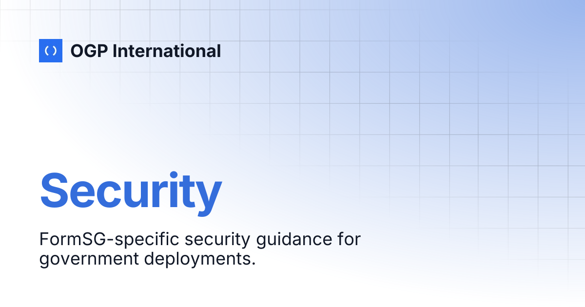 Security | OGP International